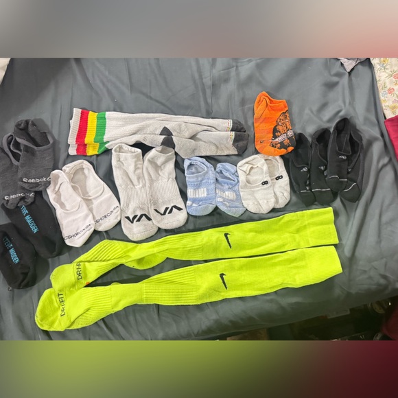 Nike | Underwear & Socks | Nike Neon Kneehigh Soccer Socks In Guc Plus ...